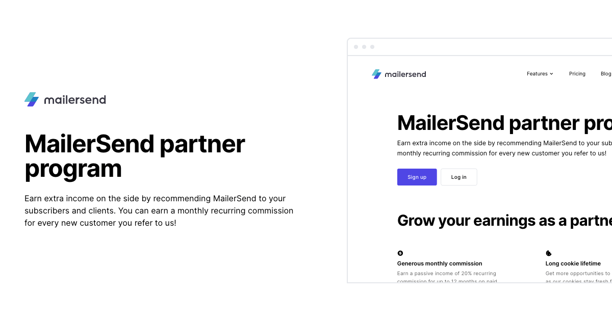 MailerSend partner program - MailerSend