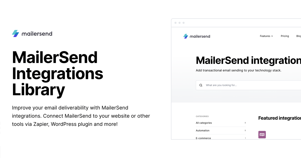 MailerSend Integrations Library - MailerSend