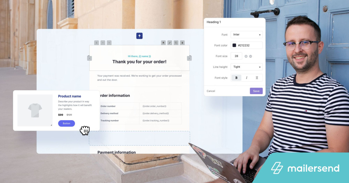 Introducing the new MailerSend Drag & Drop Email Builder - MailerSend